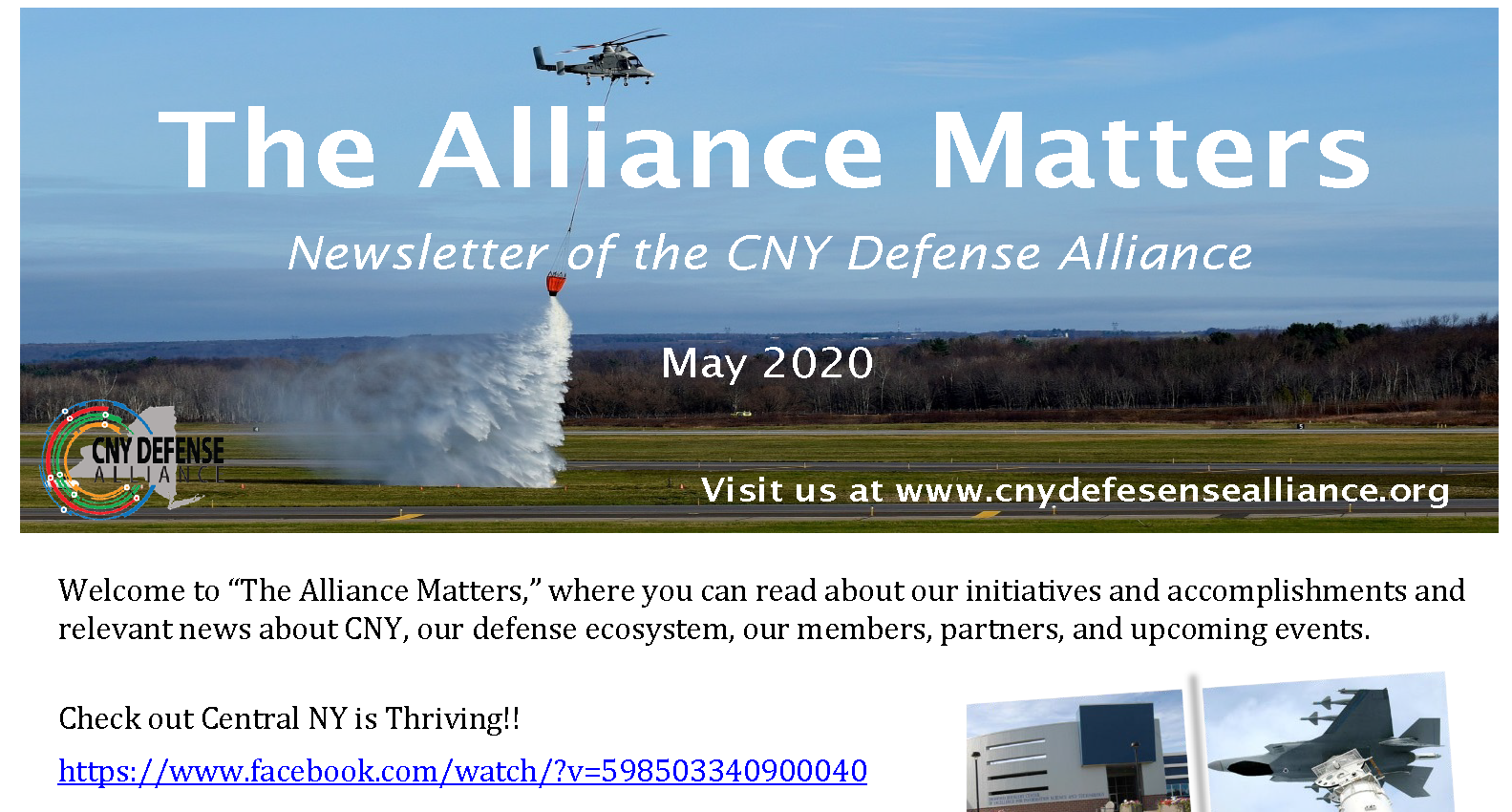 New Issue of Alliance Matters Available Now - CNY Defense Alliance